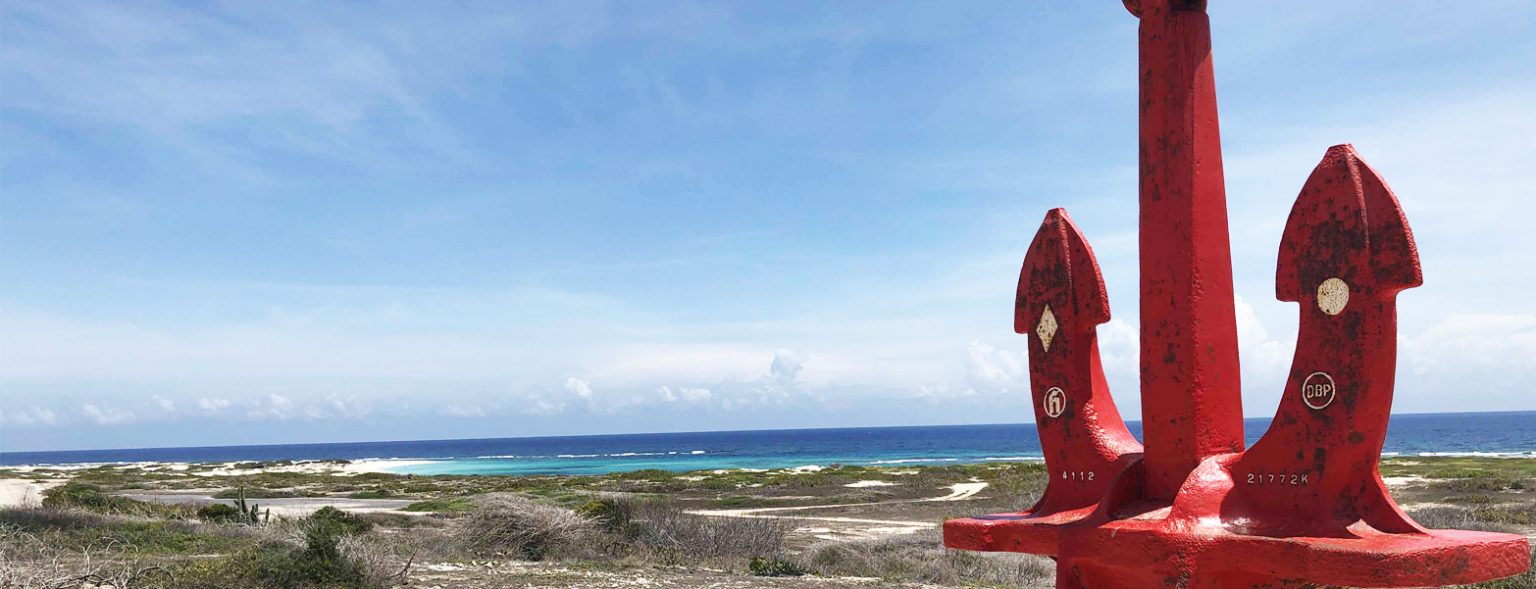 Anchor in Memory of all Seamen - Aruba - At the Caribbean