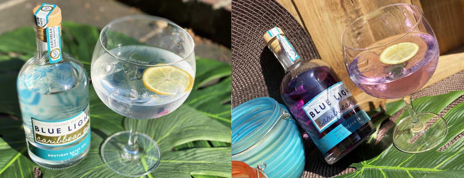 Caribbean Gin, yes indeed! And it is tasty! - At the Caribbean